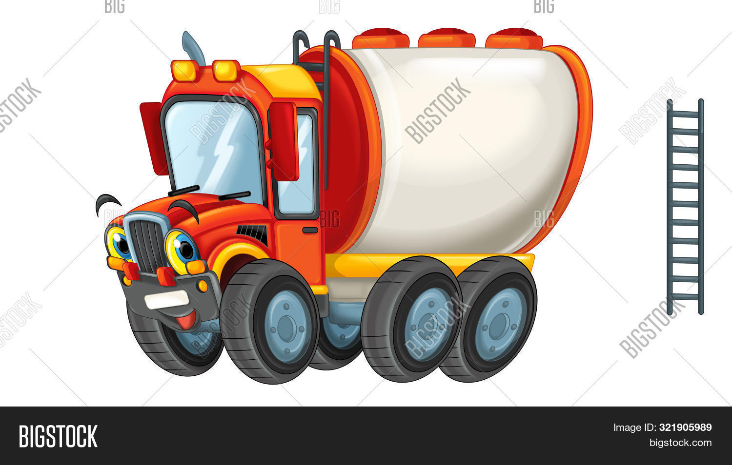 Cartoon Happy Cistern Image & Photo (Free Trial) | Bigstock