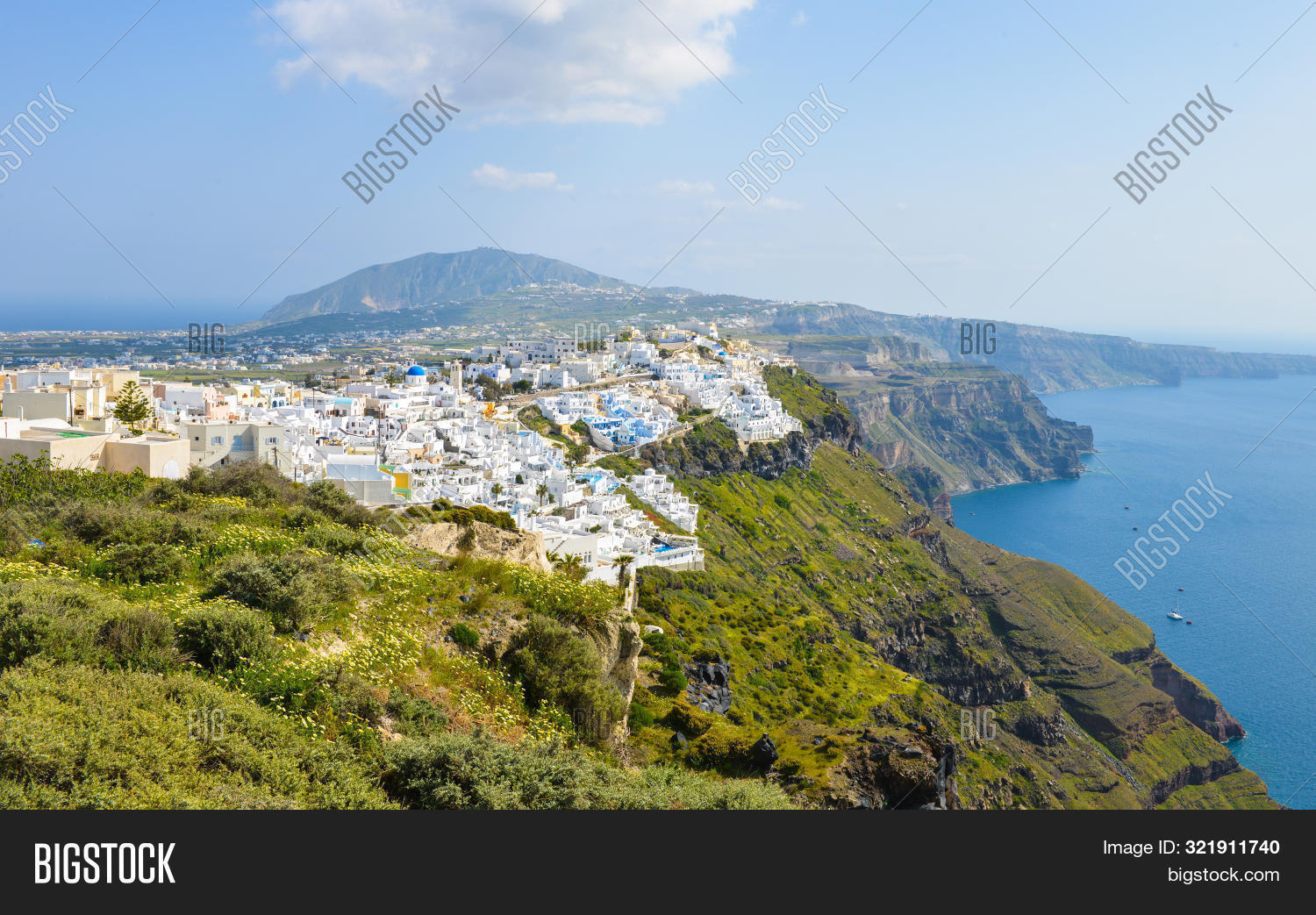 Beautiful Caldera View Image & Photo (Free Trial) | Bigstock