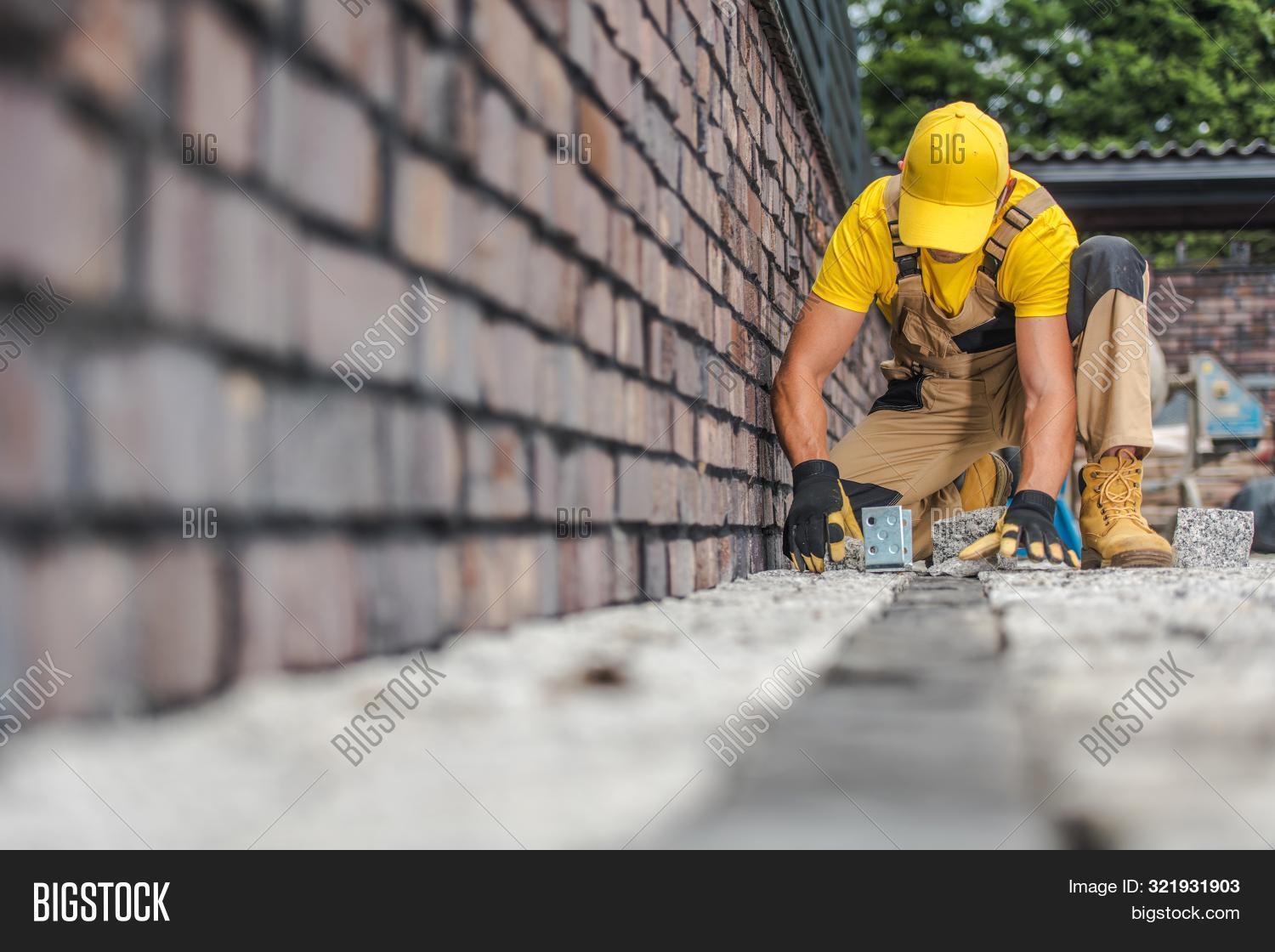 Granite Brick Paving Image & Photo (Free Trial) | Bigstock