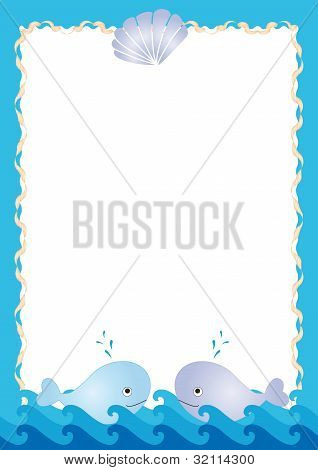 Sea Frame Vector & Photo (Free Trial) | Bigstock