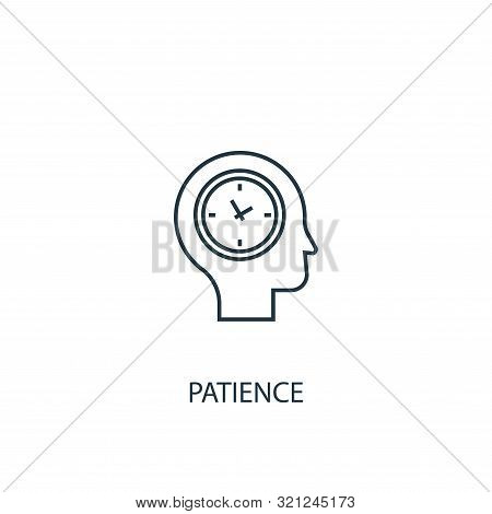 Patience Concept Line Vector & Photo (Free Trial) | Bigstock