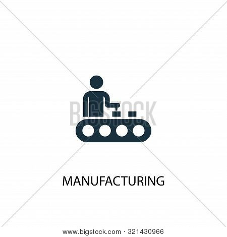 Manufacturing Icon. Vector & Photo (Free Trial) | Bigstock