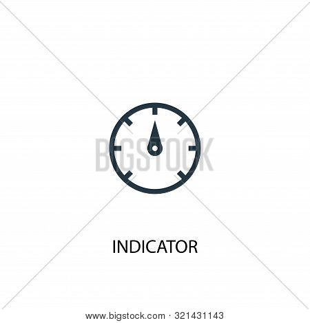 Indicator Icon. Vector & Photo (Free Trial) | Bigstock