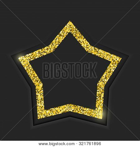 Gold Star Frame Vector & Photo (Free Trial) | Bigstock