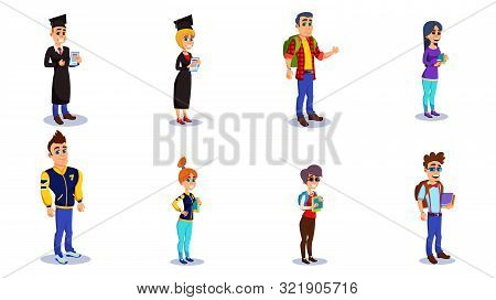 Student Characters Vector & Photo (Free Trial) | Bigstock