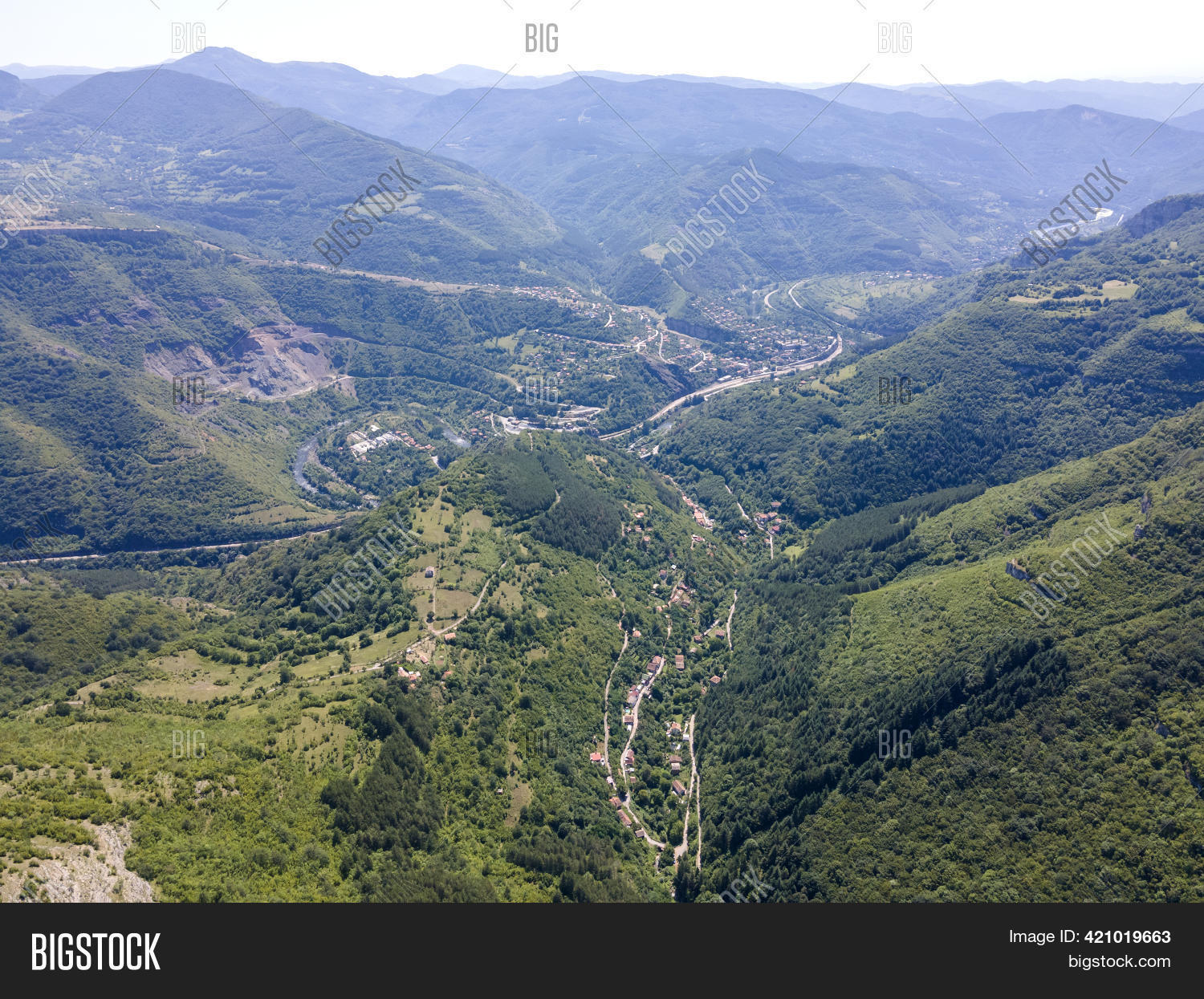 Aerial View Iskar Image & Photo (Free Trial) | Bigstock