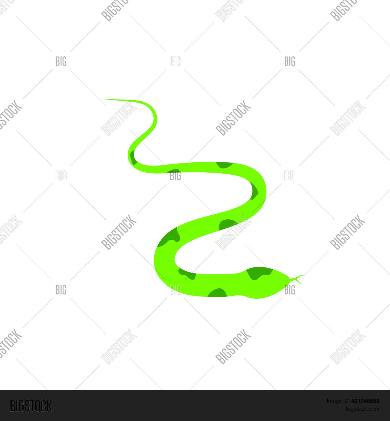 Snake Vector Vector & Photo (Free Trial) | Bigstock