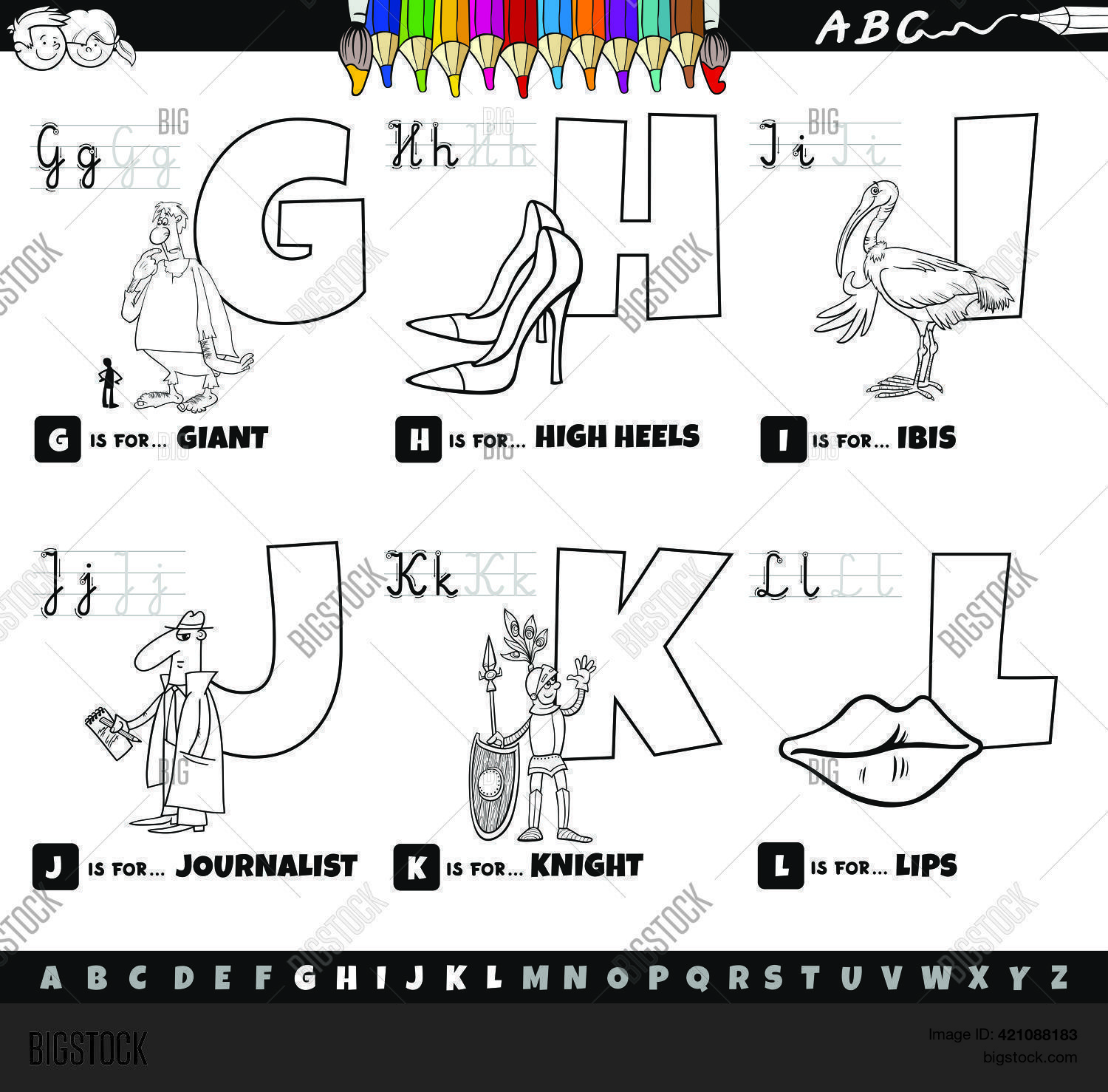 Black White Cartoon Vector & Photo (Free Trial) | Bigstock