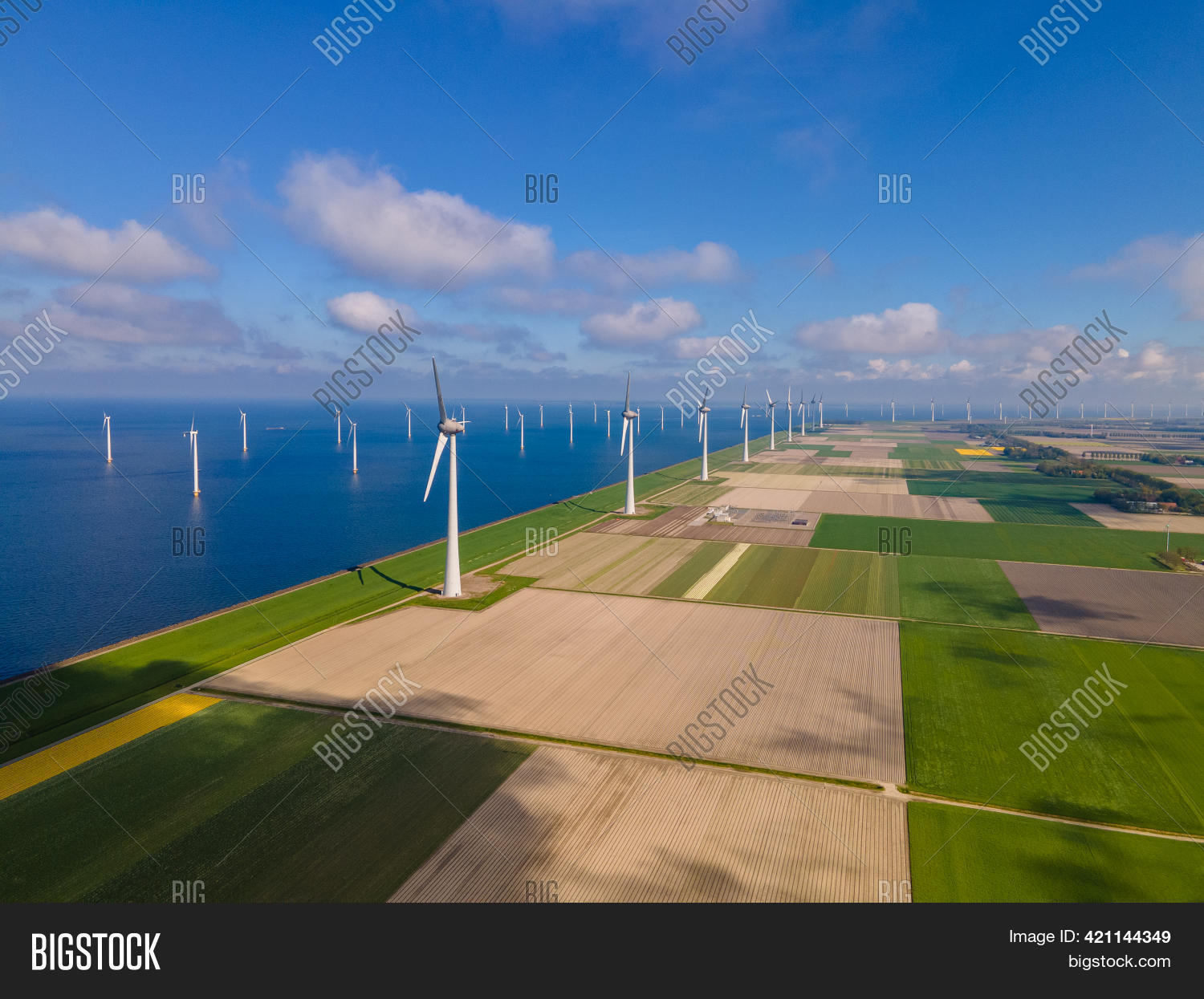 Offshore Windmill Park Image & Photo (Free Trial) | Bigstock