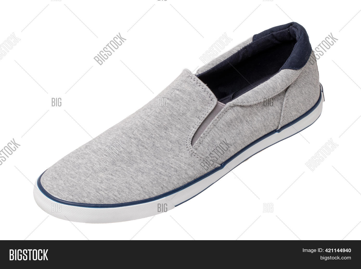 Mans Gray Shoes. Close Image & Photo (Free Trial) | Bigstock