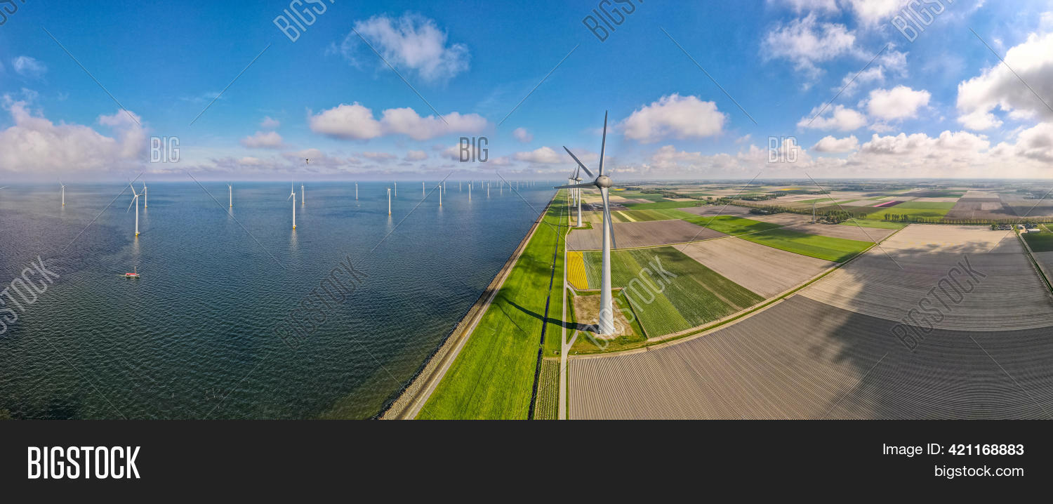 Offshore Windmill Park Image & Photo (Free Trial) | Bigstock