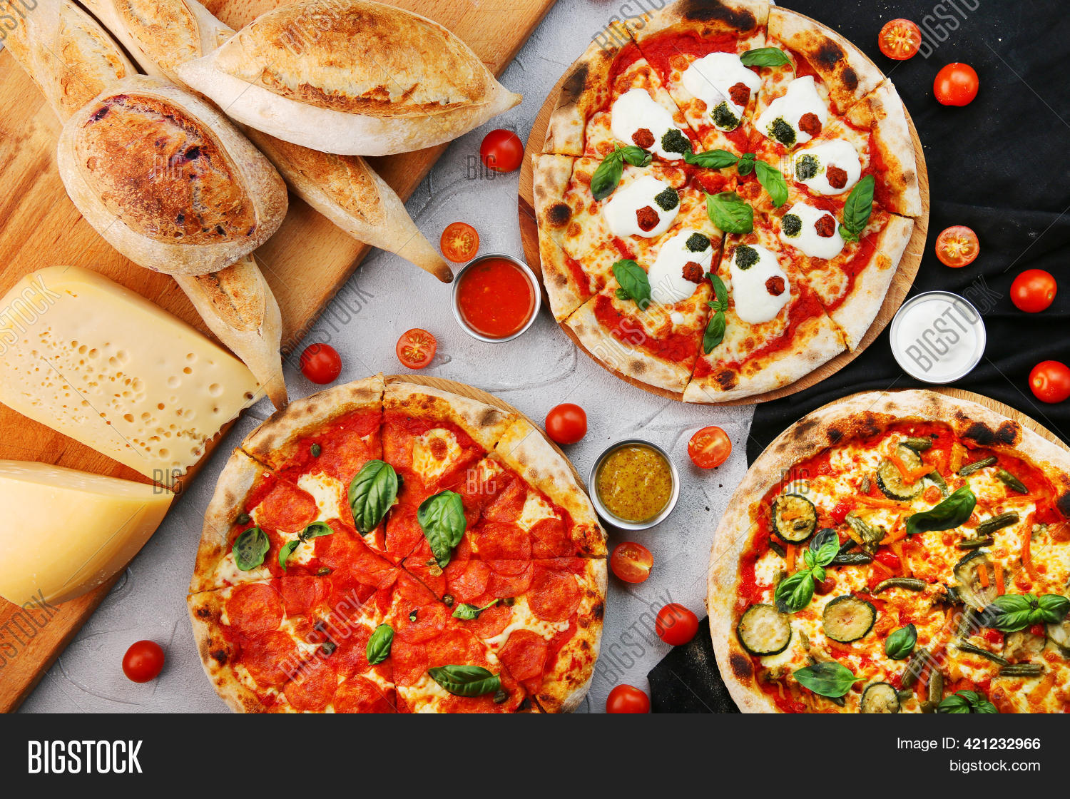 Set Pizza Ingredients Image & Photo (Free Trial) | Bigstock