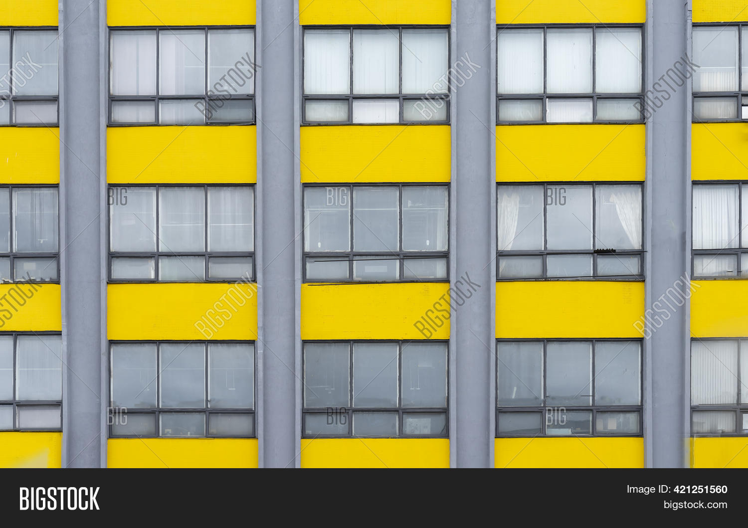 Yellow Gray Building Image & Photo (Free Trial) | Bigstock