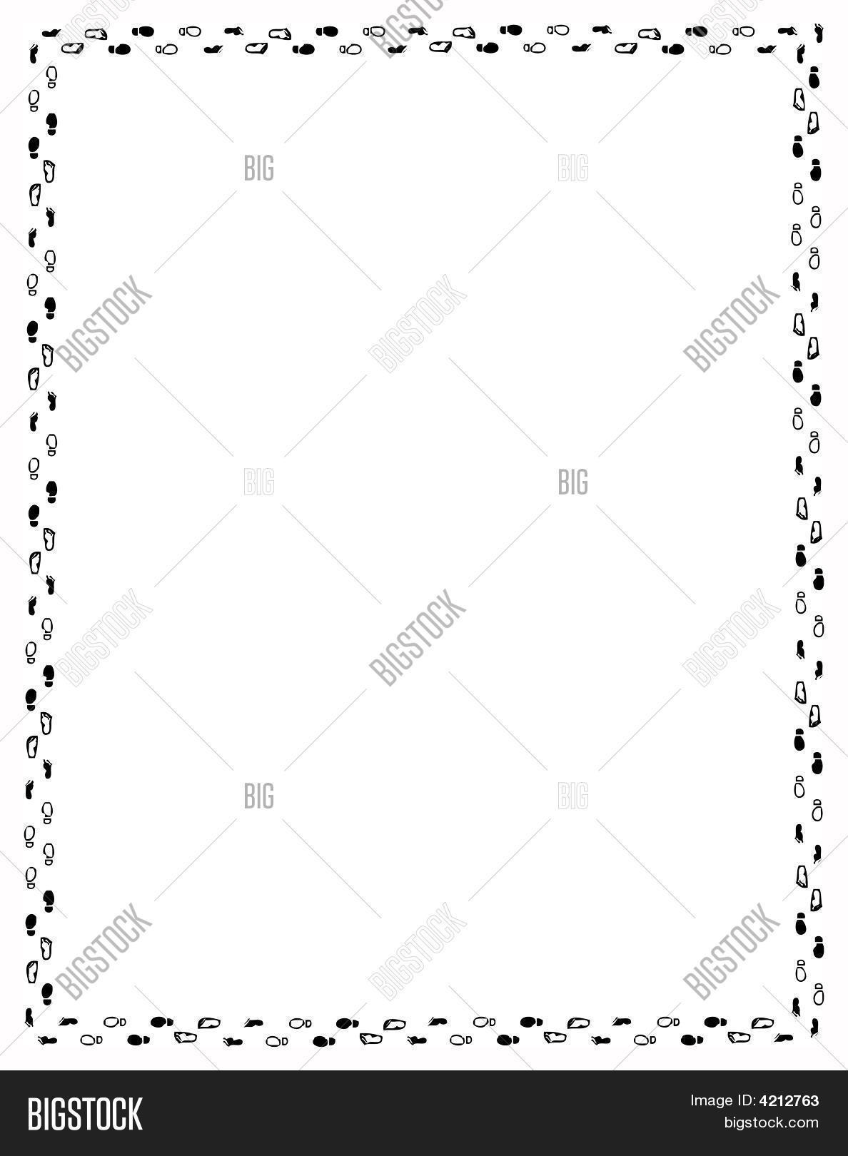 Footprint Border Image & Photo (Free Trial) | Bigstock