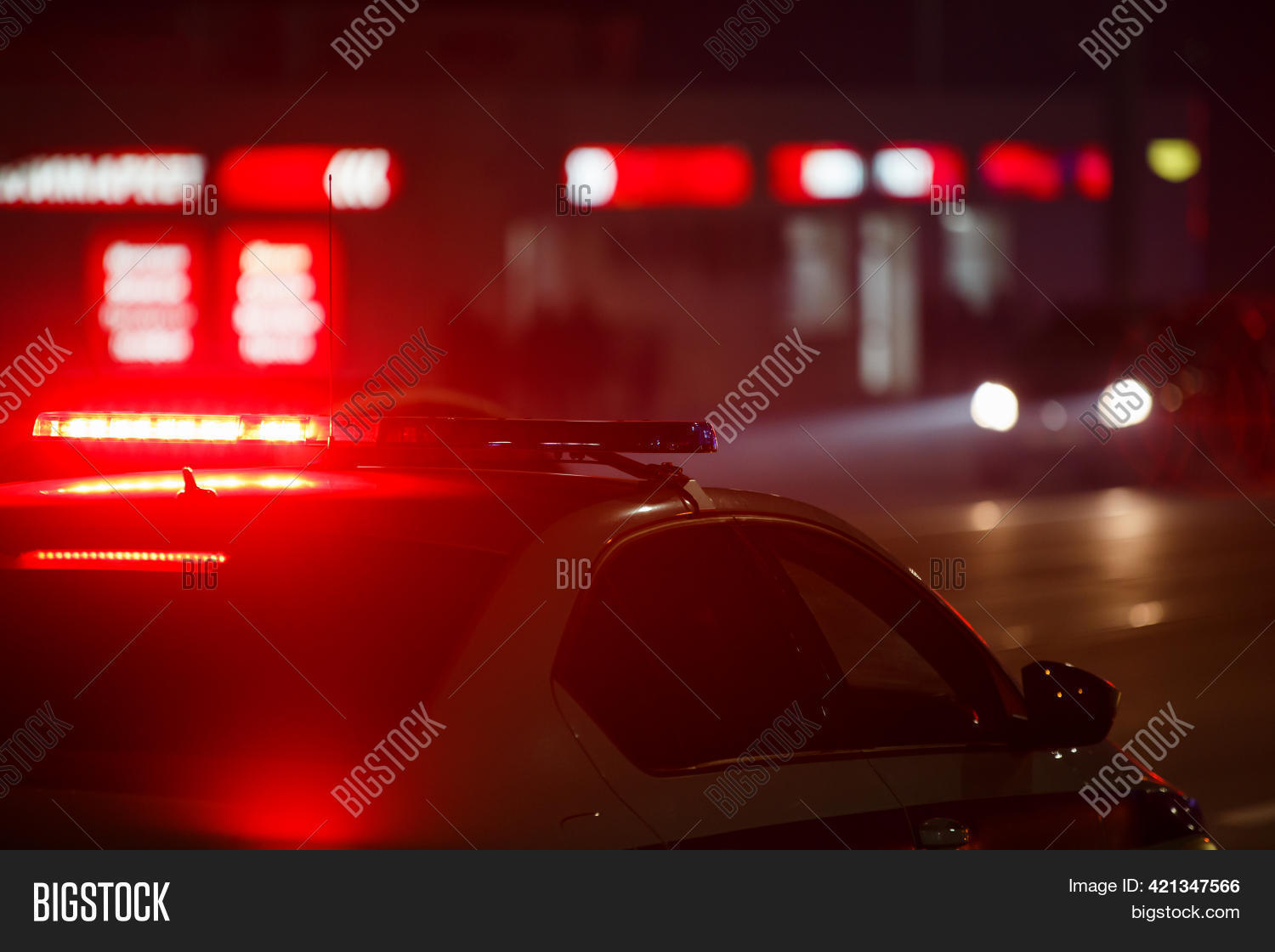 Red Police Car Light Image & Photo (Free Trial) | Bigstock