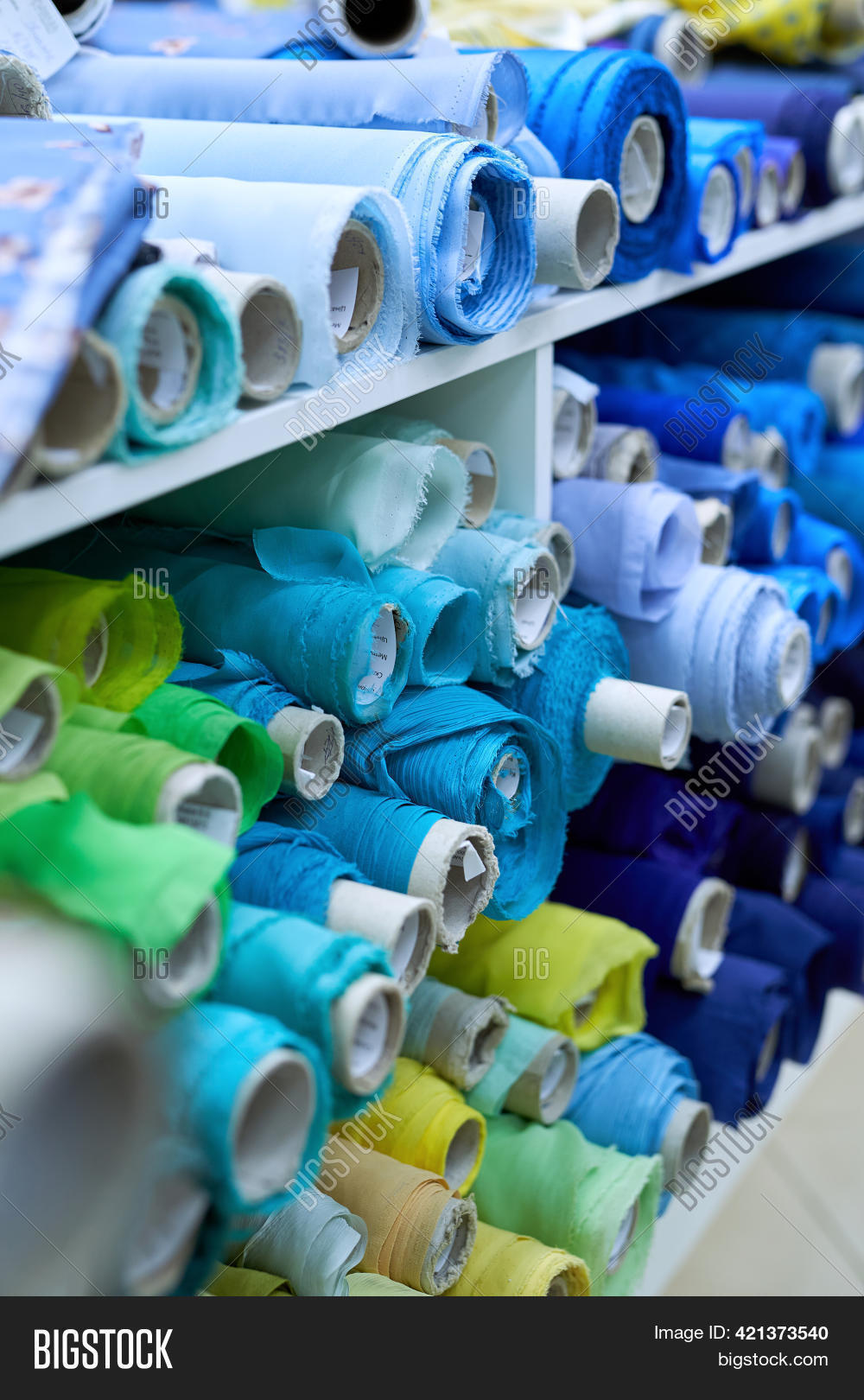 Close- Textile Rolls Image & Photo (Free Trial) | Bigstock