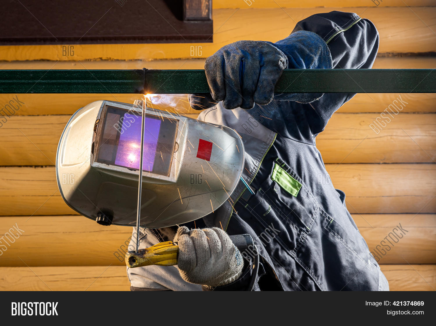 Worker Male Welder Image & Photo (Free Trial) | Bigstock