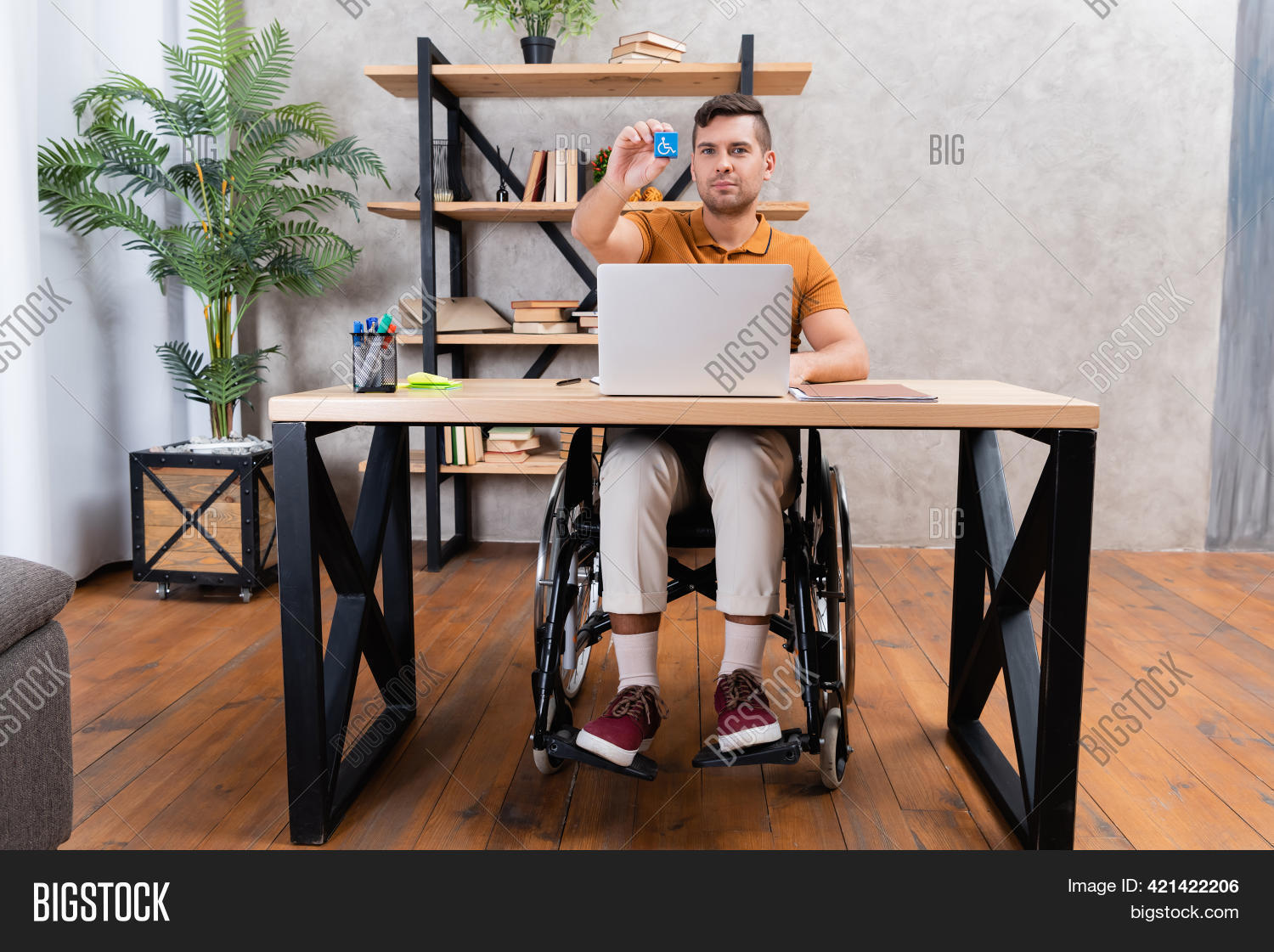Handicapped Man Image & Photo (Free Trial) | Bigstock