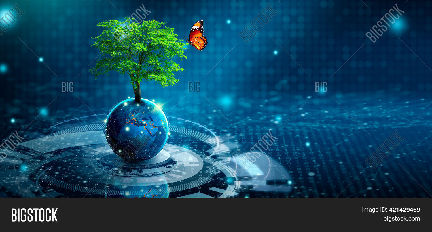 Tree Growing On Earth Image & Photo (Free Trial) | Bigstock