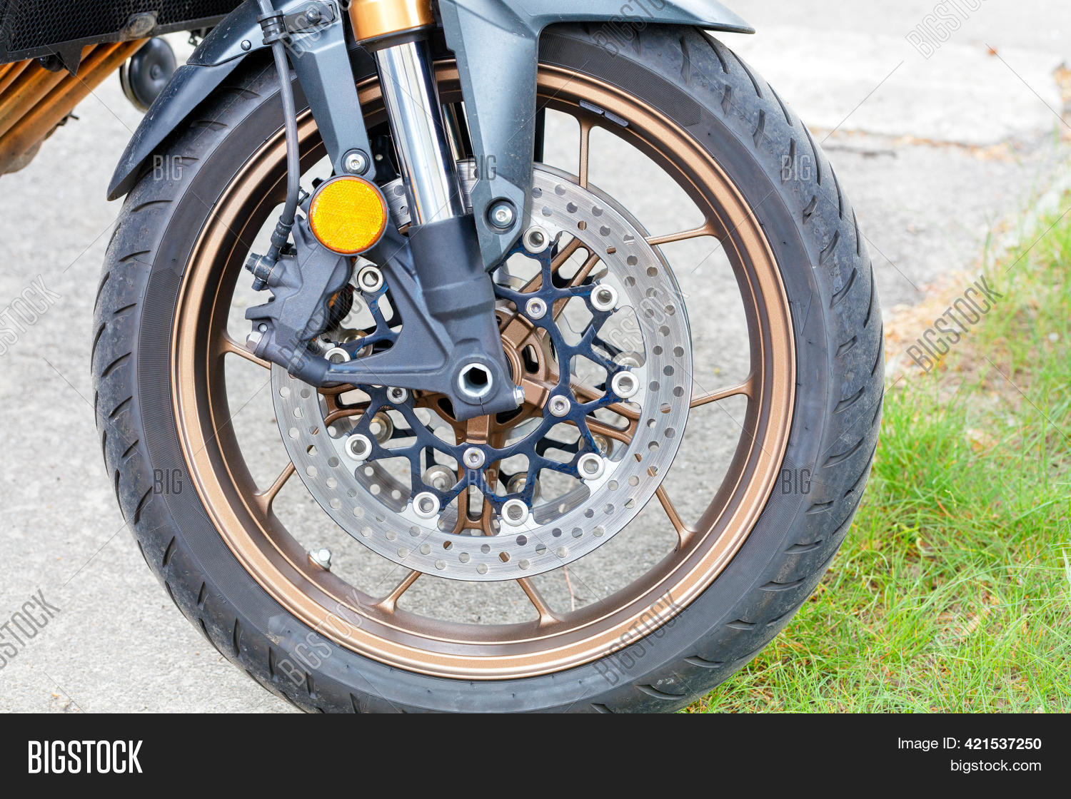 Motorcycle Wheel Disc Image & Photo (Free Trial) | Bigstock