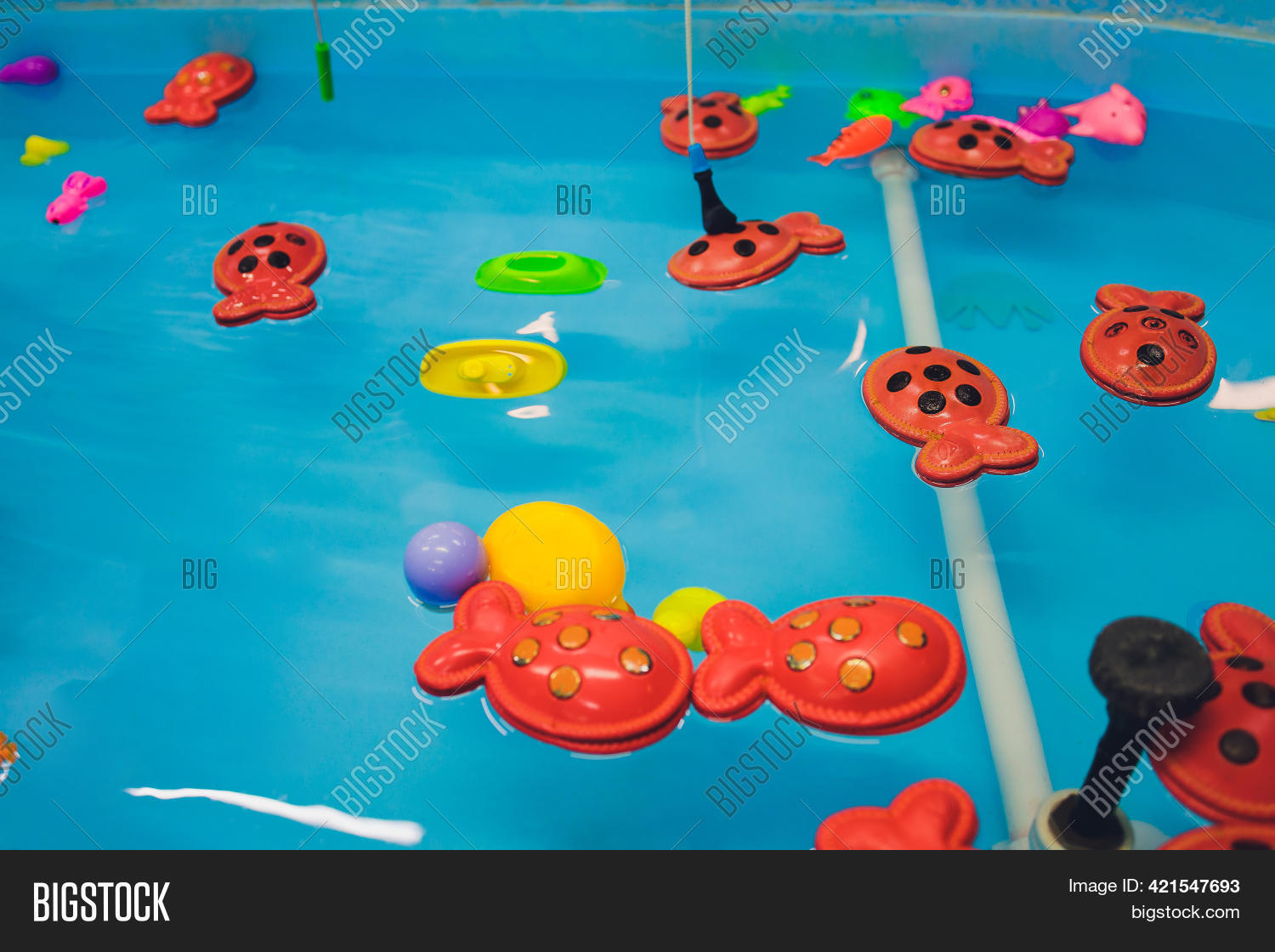 Fishing Paddling Pool Image & Photo (Free Trial) | Bigstock