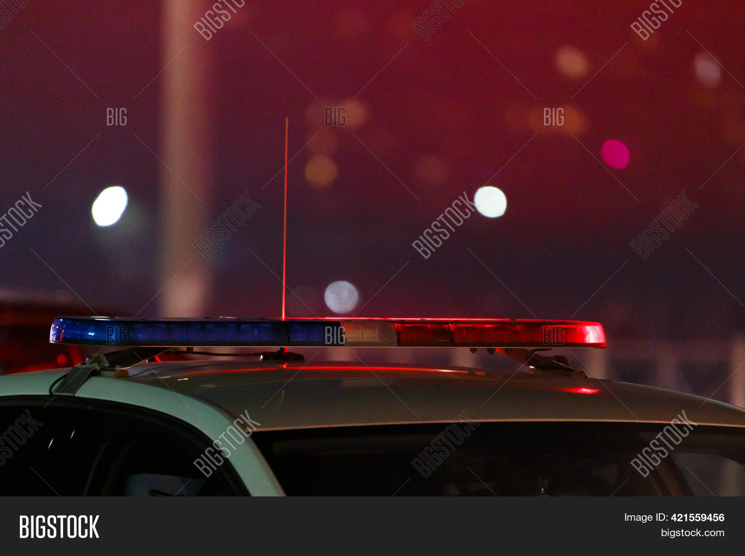 Red Police Car Light Image & Photo (Free Trial) | Bigstock