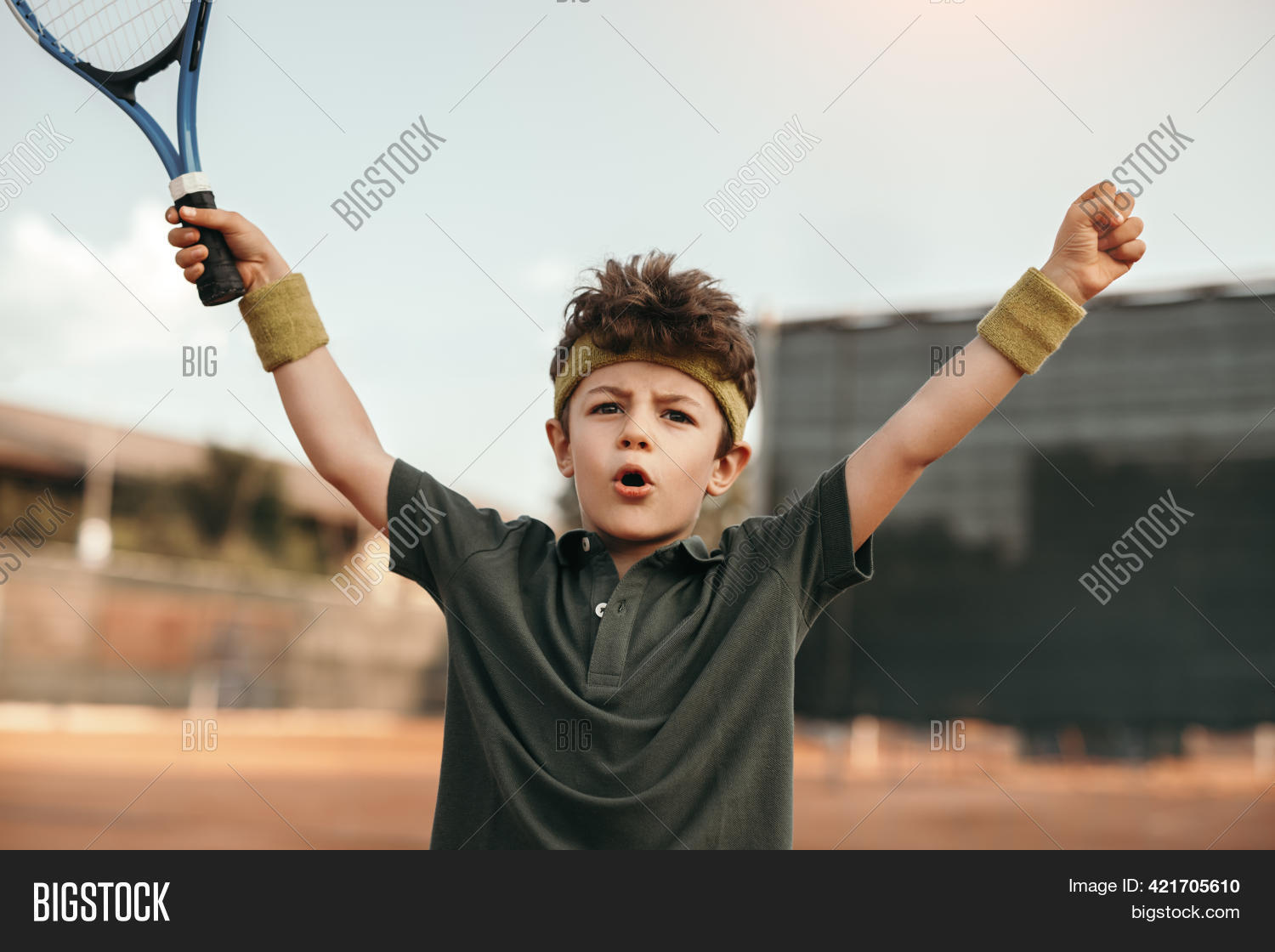 Boy Raising Arms Image & Photo (Free Trial) | Bigstock