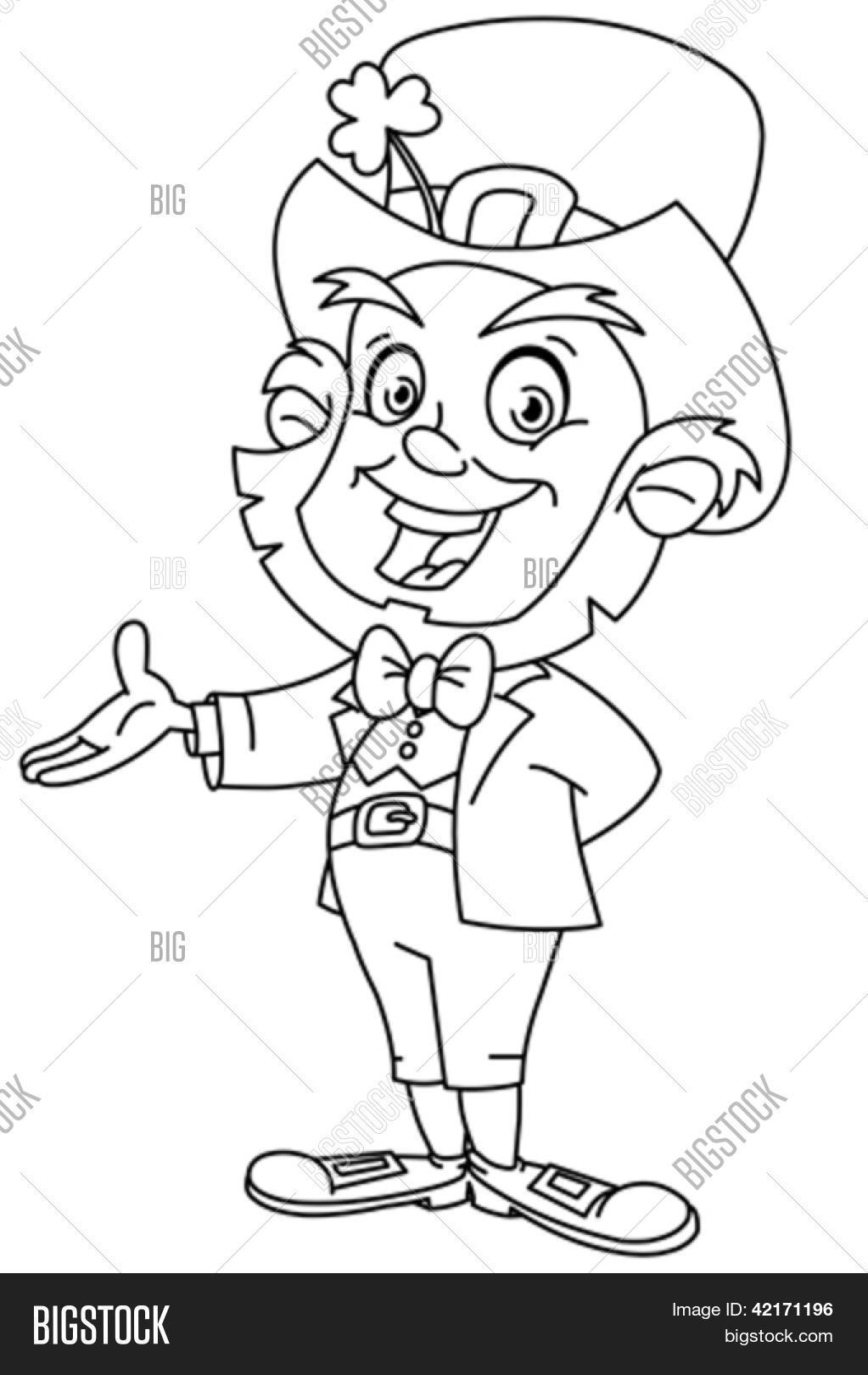 Duende Blanco Y Negro Clipart