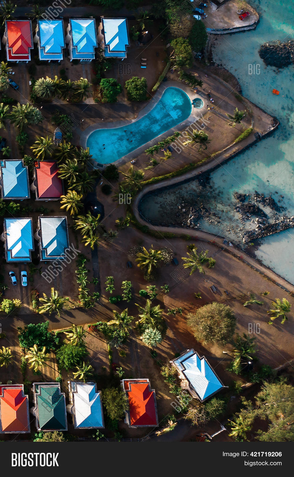 Aerial View Cabins Image & Photo (Free Trial) | Bigstock