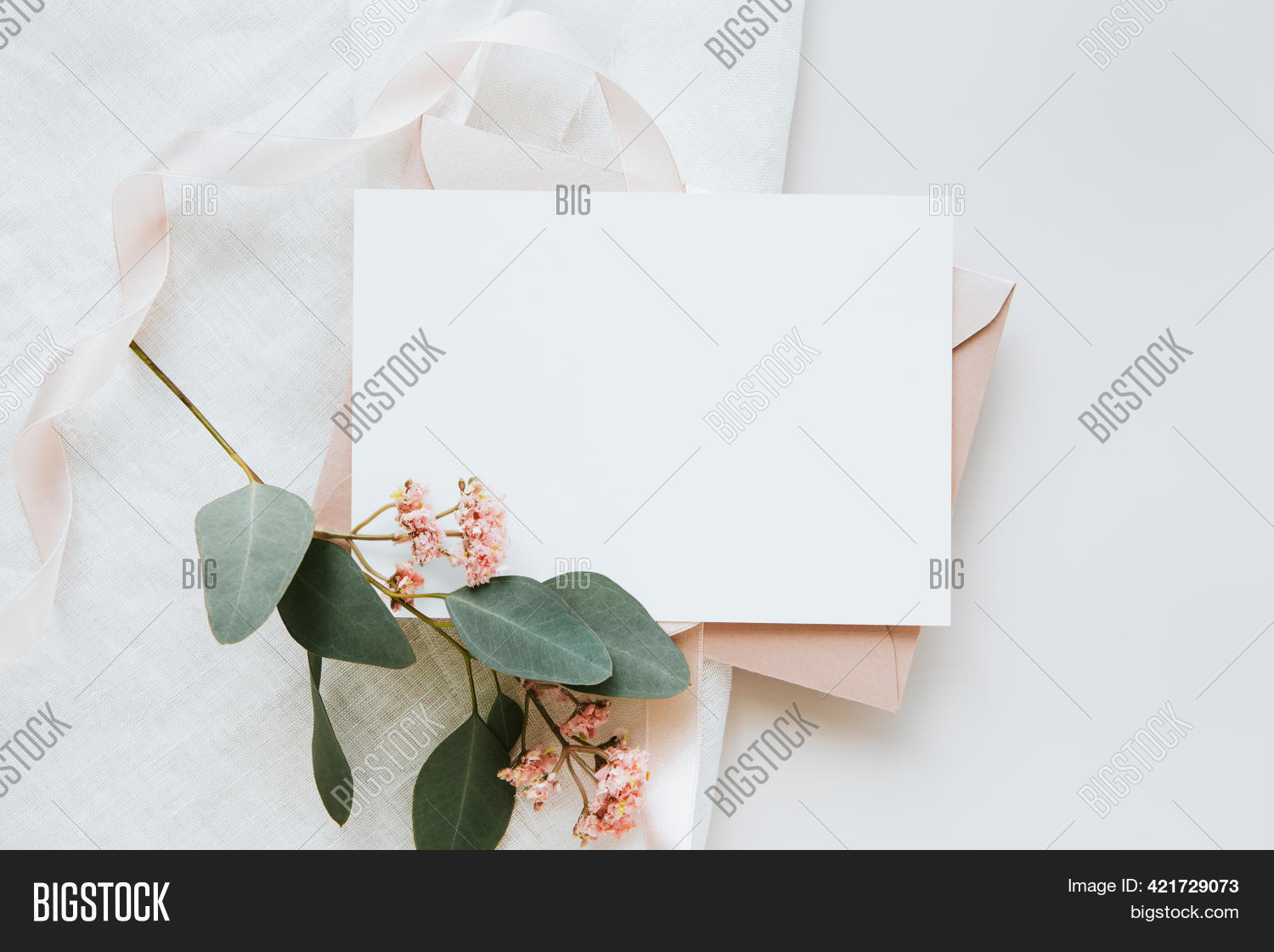 Blank White Card Image & Photo (Free Trial) | Bigstock