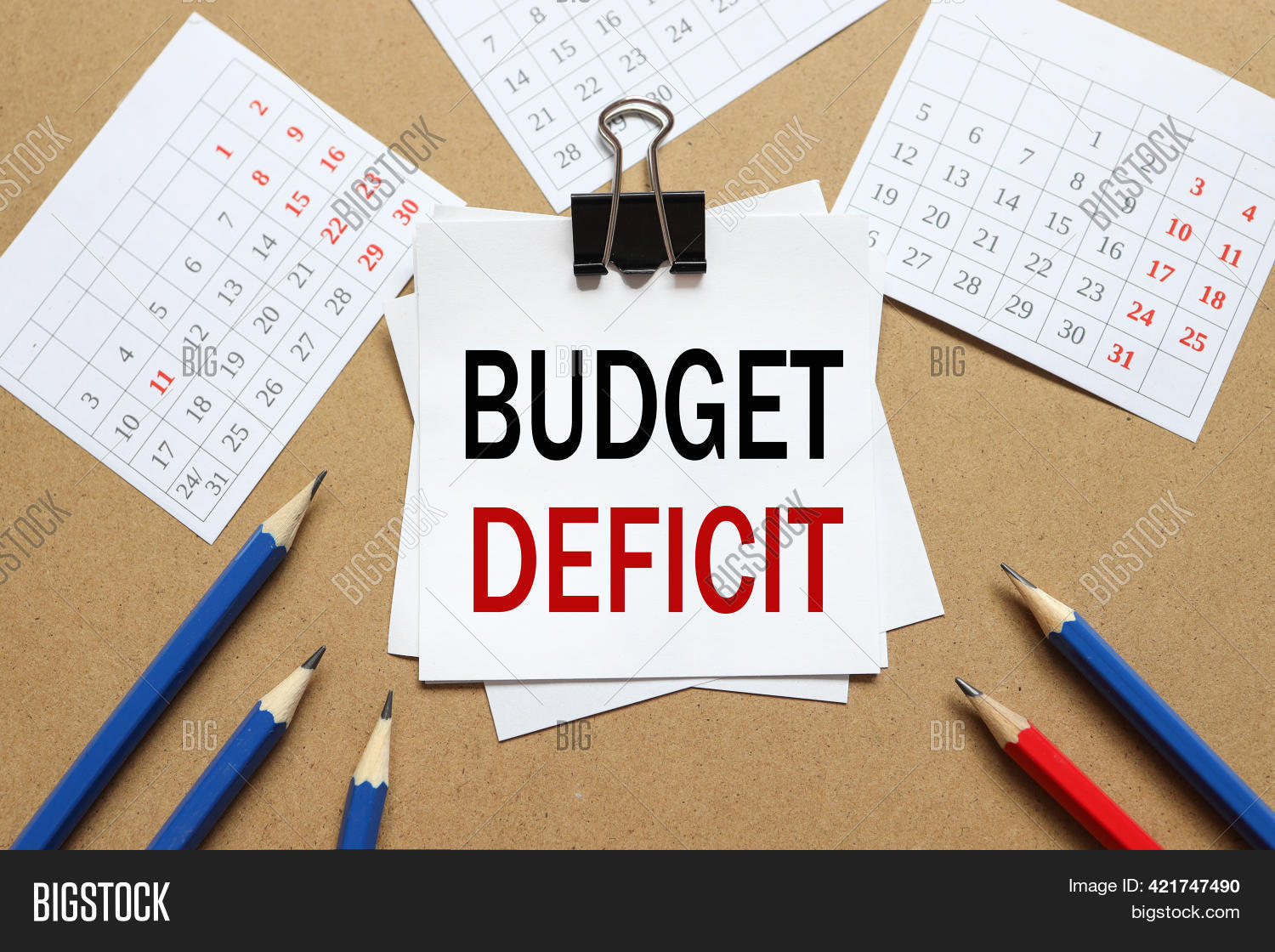 Budget Deficit. Text Image & Photo (Free Trial) | Bigstock