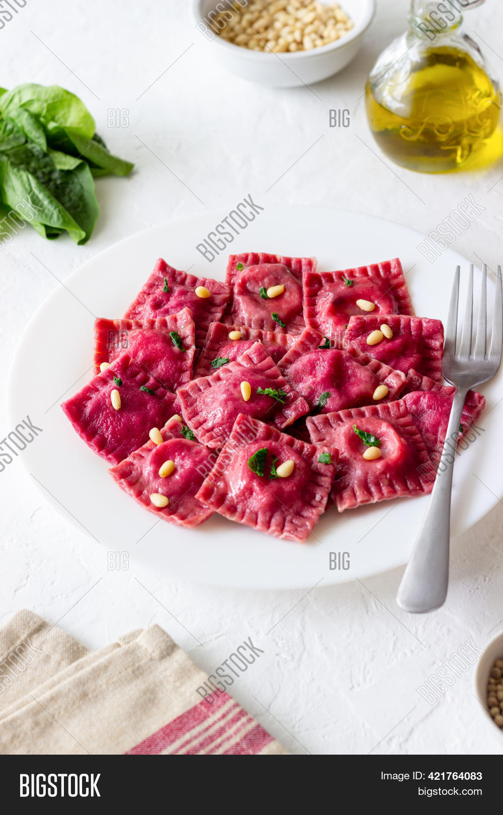 Beet Ravioli Ricotta Image & Photo (Free Trial) | Bigstock
