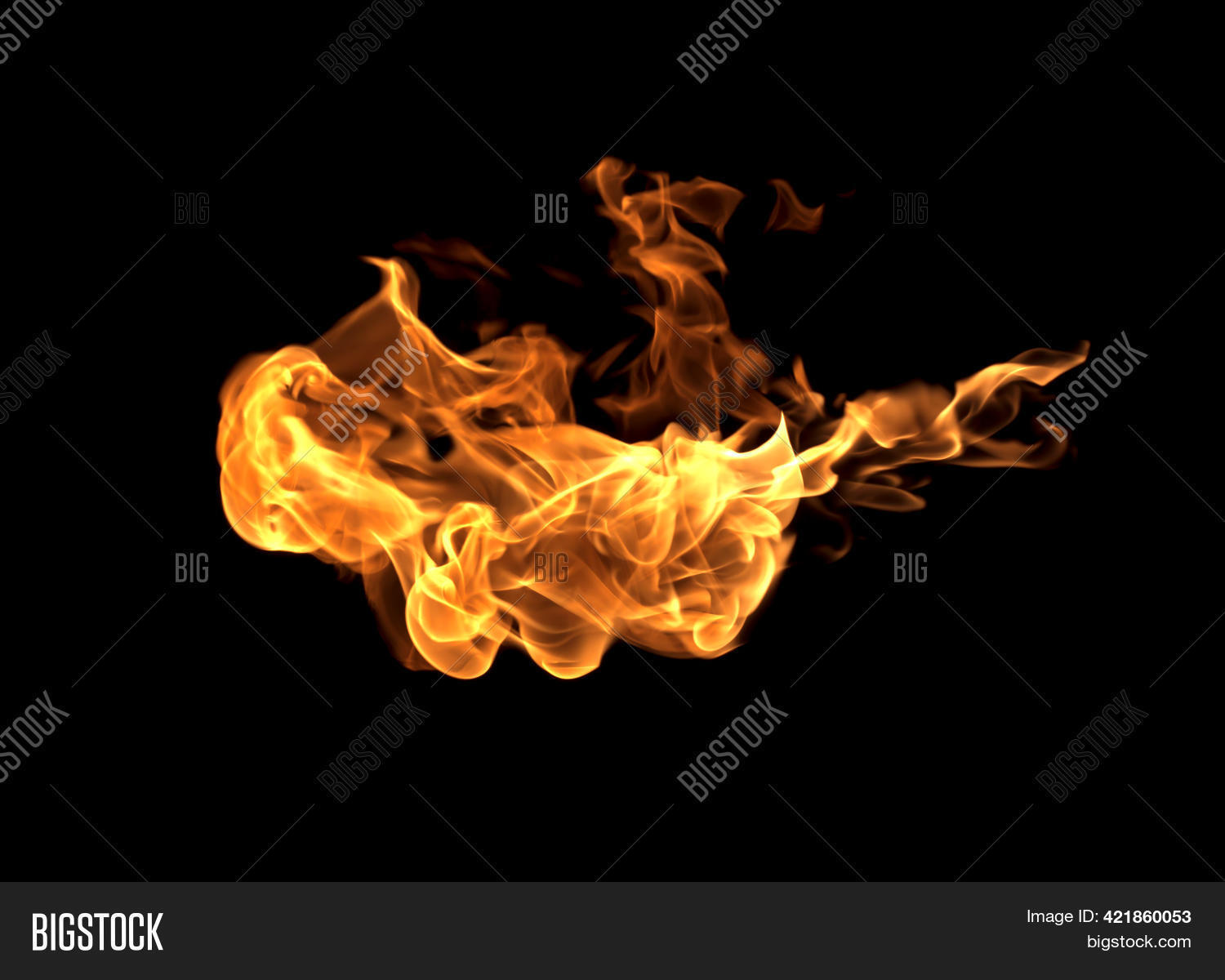 Black Colored Fire