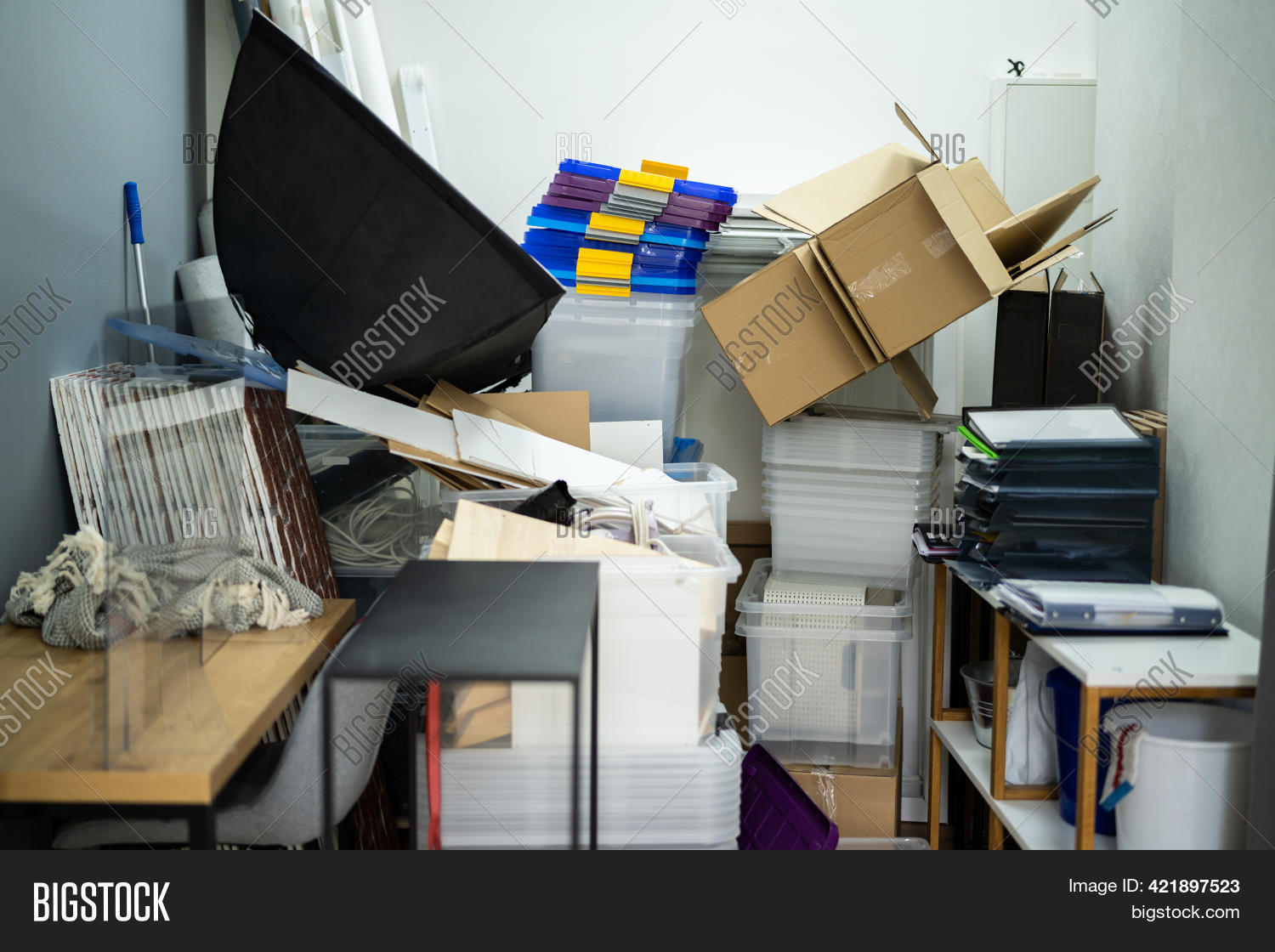 Messy Storage Closet Image & Photo (Free Trial) | Bigstock