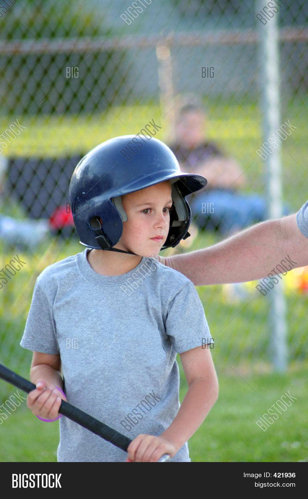 Boy Batting Baseball Image & Photo (Free Trial) | Bigstock
