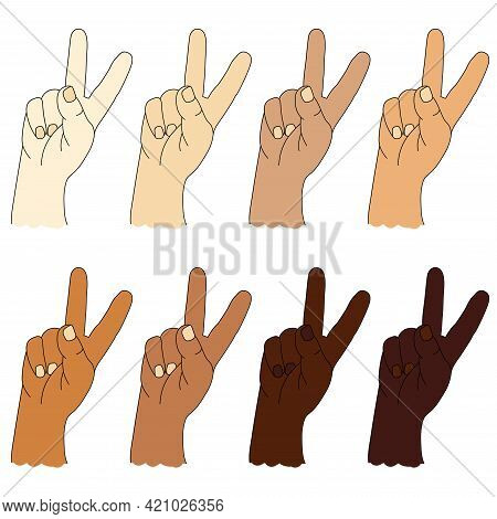 Set Human Ethnic Vector & Photo (Free Trial) | Bigstock