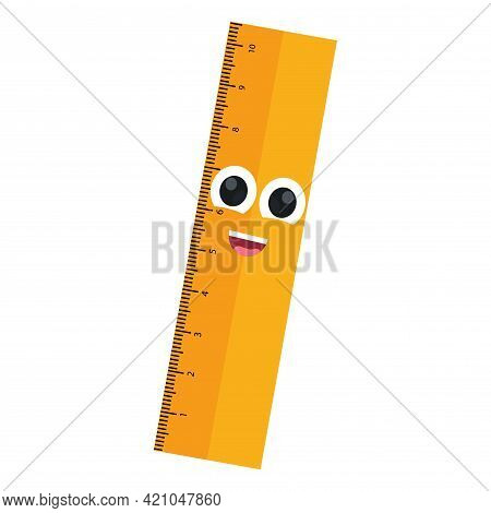 Happy Ruler Cartoon Vector & Photo (Free Trial) | Bigstock