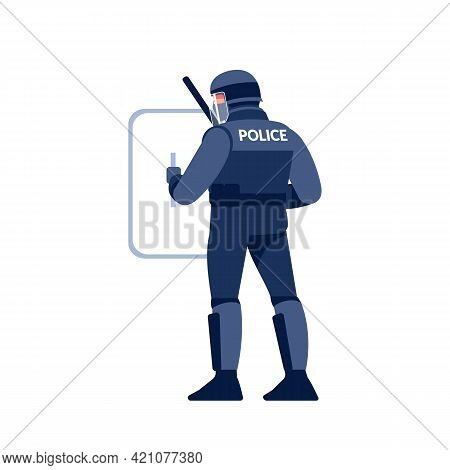 Riot Police Officer Vector & Photo (Free Trial) | Bigstock