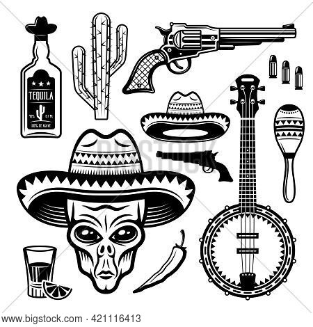 Alien Mexican Bandit Vector & Photo (Free Trial) | Bigstock