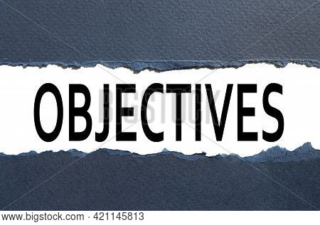 Objectives.torn Paper Image & Photo (Free Trial) | Bigstock