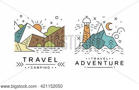 Travel Logo Original Vector & Photo (Free Trial) | Bigstock
