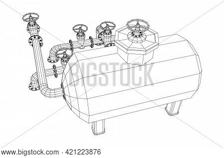 Oil Tank Storage Vector & Photo (Free Trial) | Bigstock