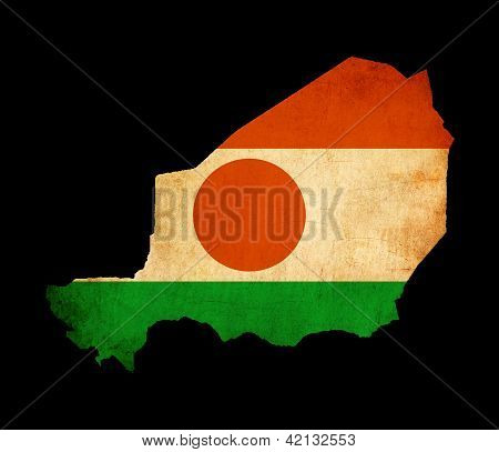 Map Outline Niger Flag Image & Photo (Free Trial) | Bigstock
