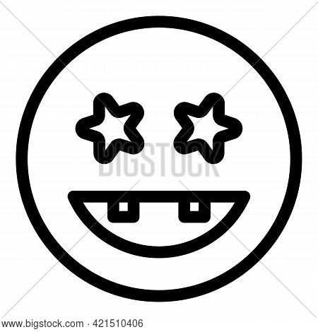Excited Face Icon. Vector & Photo (Free Trial) | Bigstock