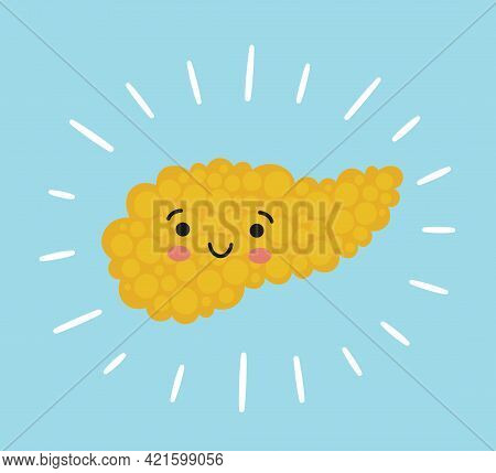 Pancreas Kawaii Vector & Photo (Free Trial) | Bigstock