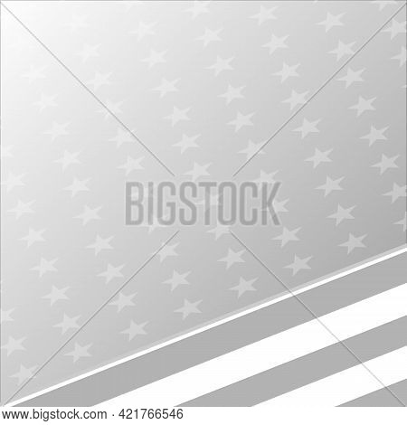 Usa Flag Grey Pale Vector & Photo (Free Trial) | Bigstock