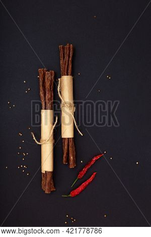 Dried Meat Sticks Image & Photo (Free Trial) | Bigstock