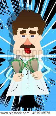Funny Cartoon Doctor Vector & Photo (Free Trial) | Bigstock