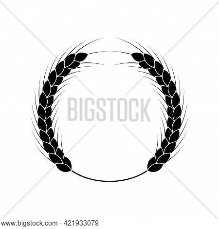 Wheat Wreath. Logo Vector & Photo (Free Trial) | Bigstock