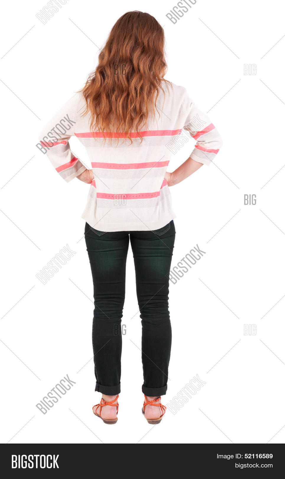 Back View Standing Image & Photo (Free Trial) | Bigstock